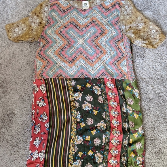 Anthropologie | Dresses | Anthro Tiny Patchwork Patterned Tunic Dress M | Poshmark